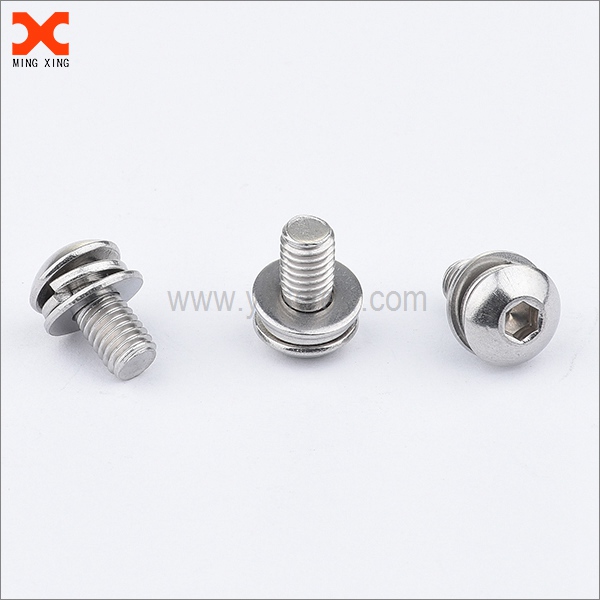 China Double sems socket cap truss head screw supplier Manufacturer and ...