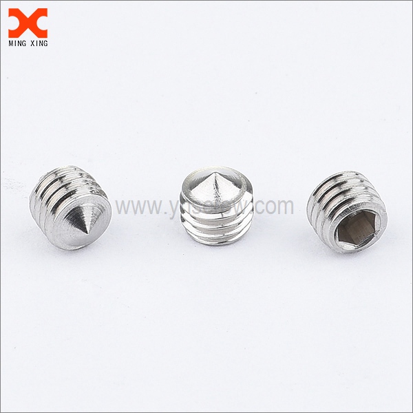 China Socket head cone point grub screw manufacturers Manufacturer and ...