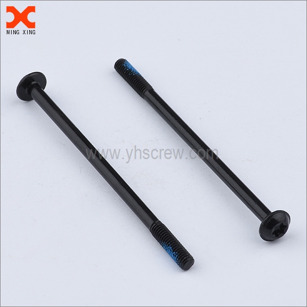 China Black torx drive washer head captive screw with nylok patch ...