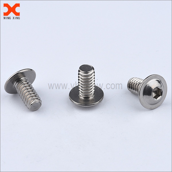 China Nickel plated hex socket washer head screws Manufacturer and ...