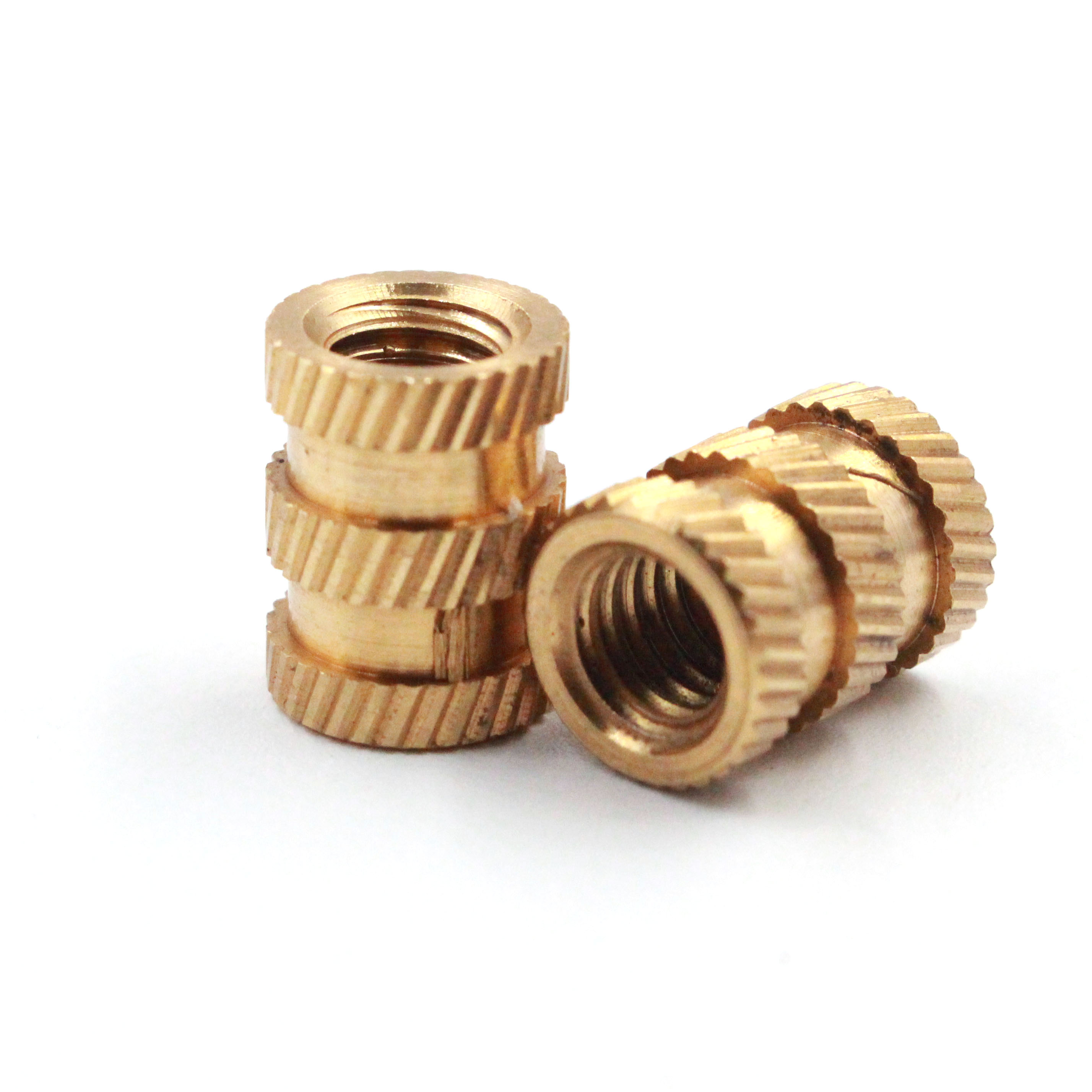 China m2 m3 m4 m5 m6 m8 brass threaded insert nut Manufacturer and ...