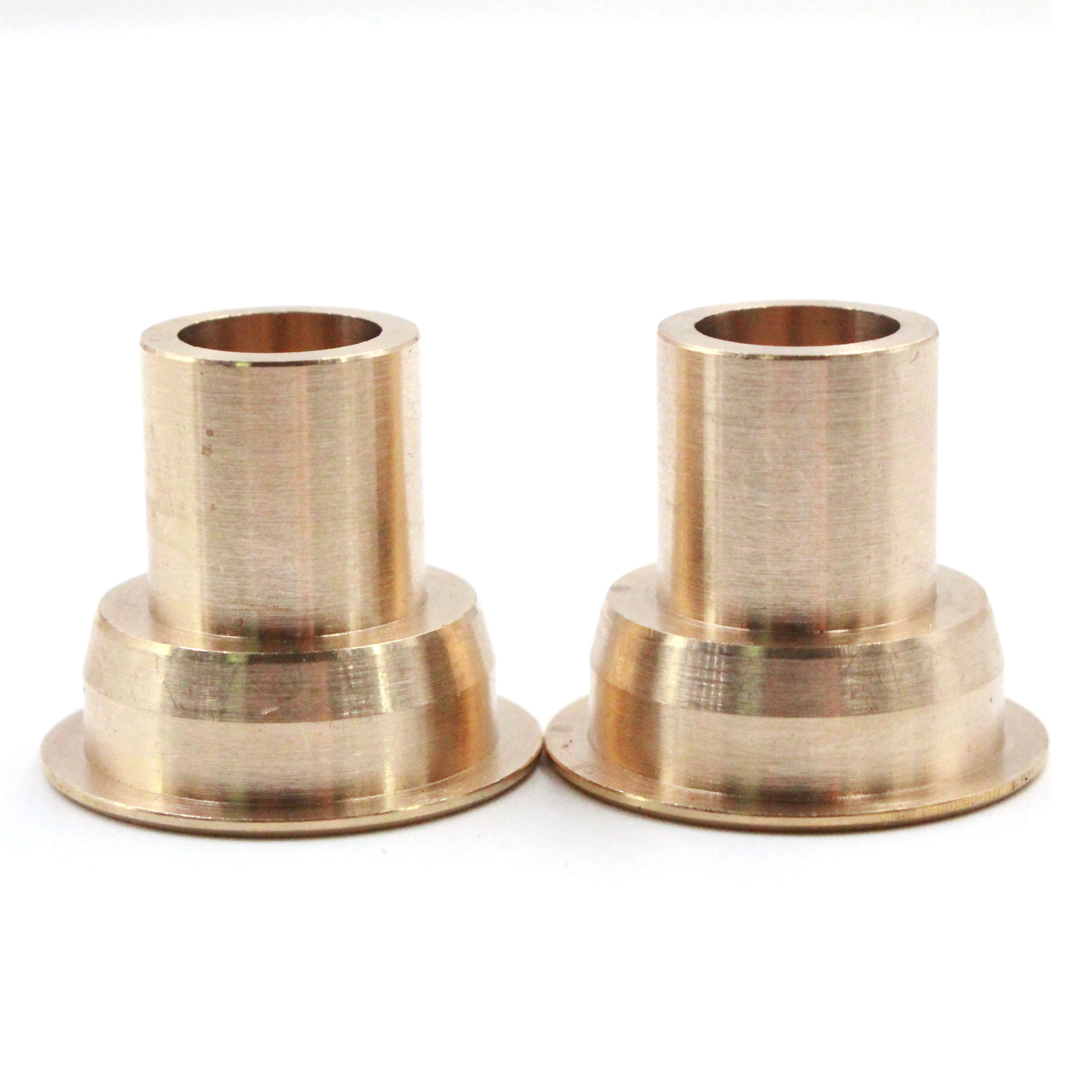 China Bronze Brass Bushing Machining Parts Oem Brass Flange Bushing ...