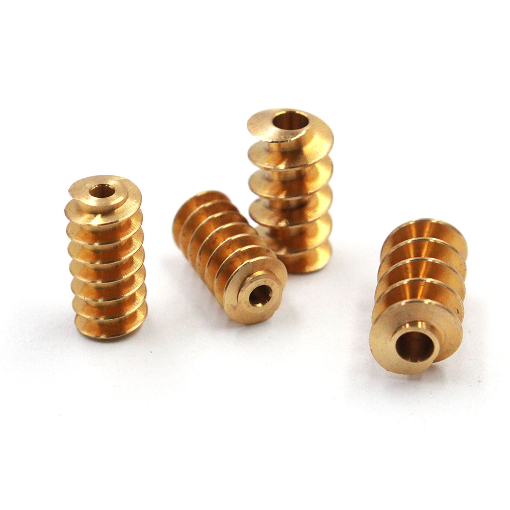 China Brass Worm Gear Wheel Furniture Brass Connecting Insert Nut ...