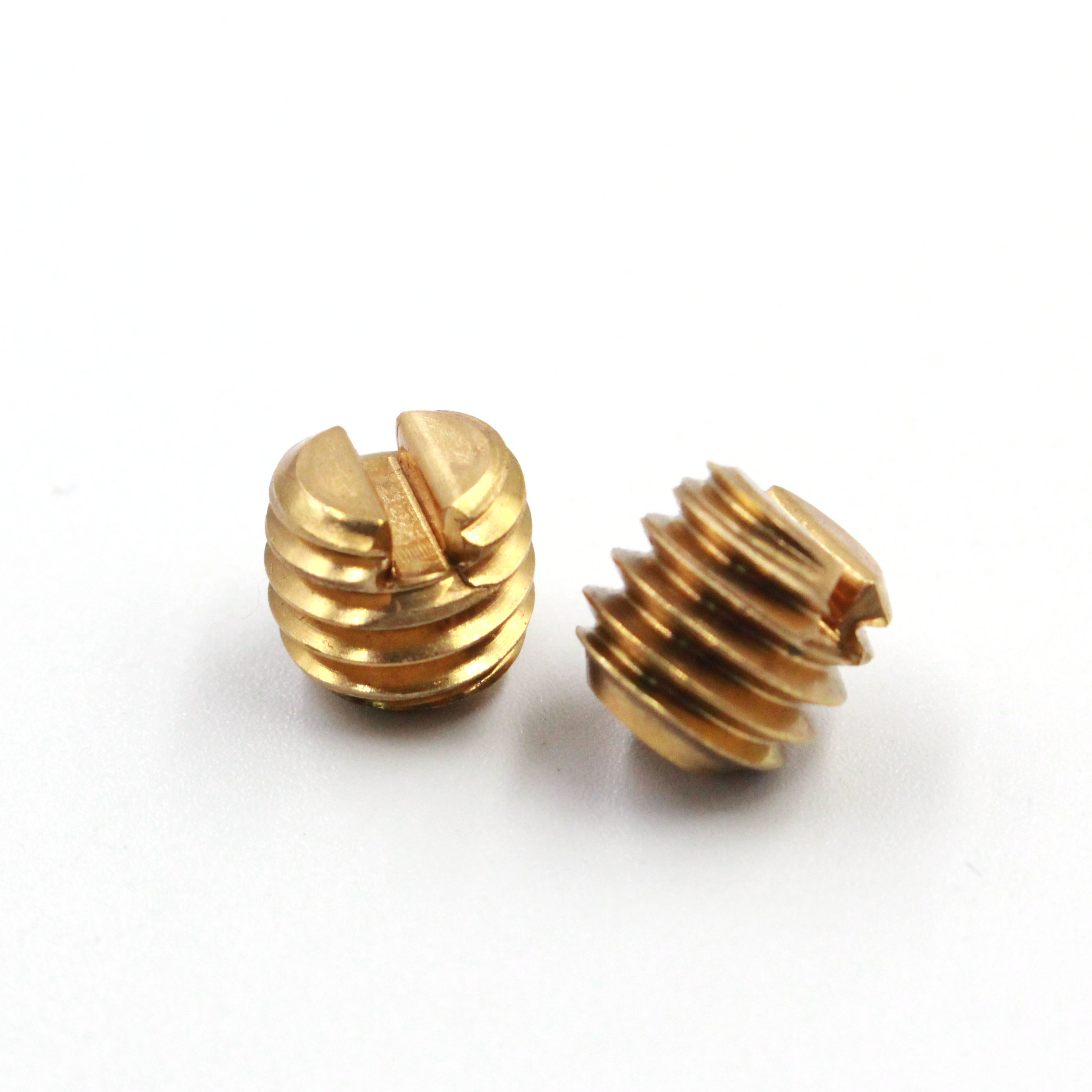 China Hardware manufacturing Slotted brass set screws Manufacturer and ...