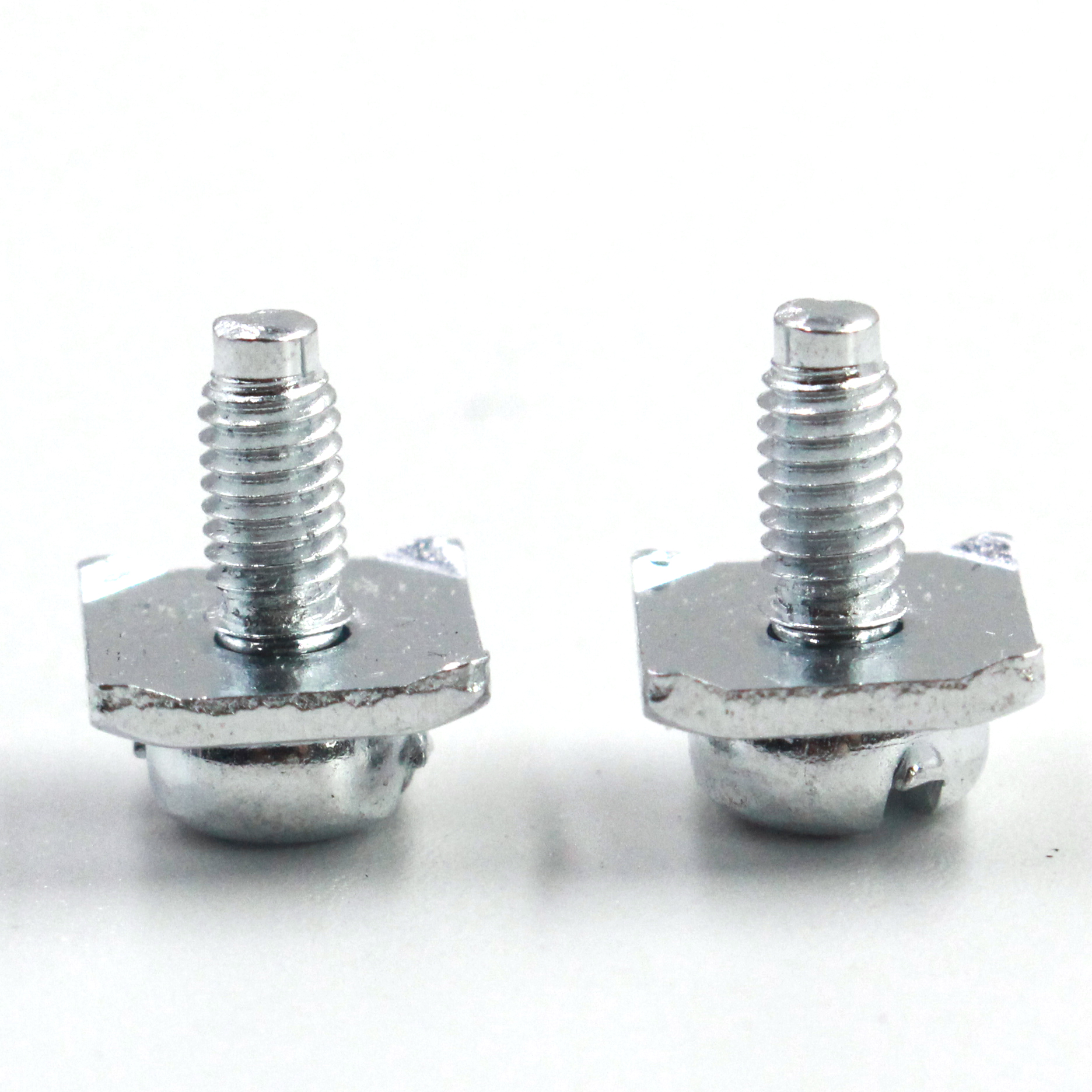 China nickel plated Switch connection screw terminal with square washer ...