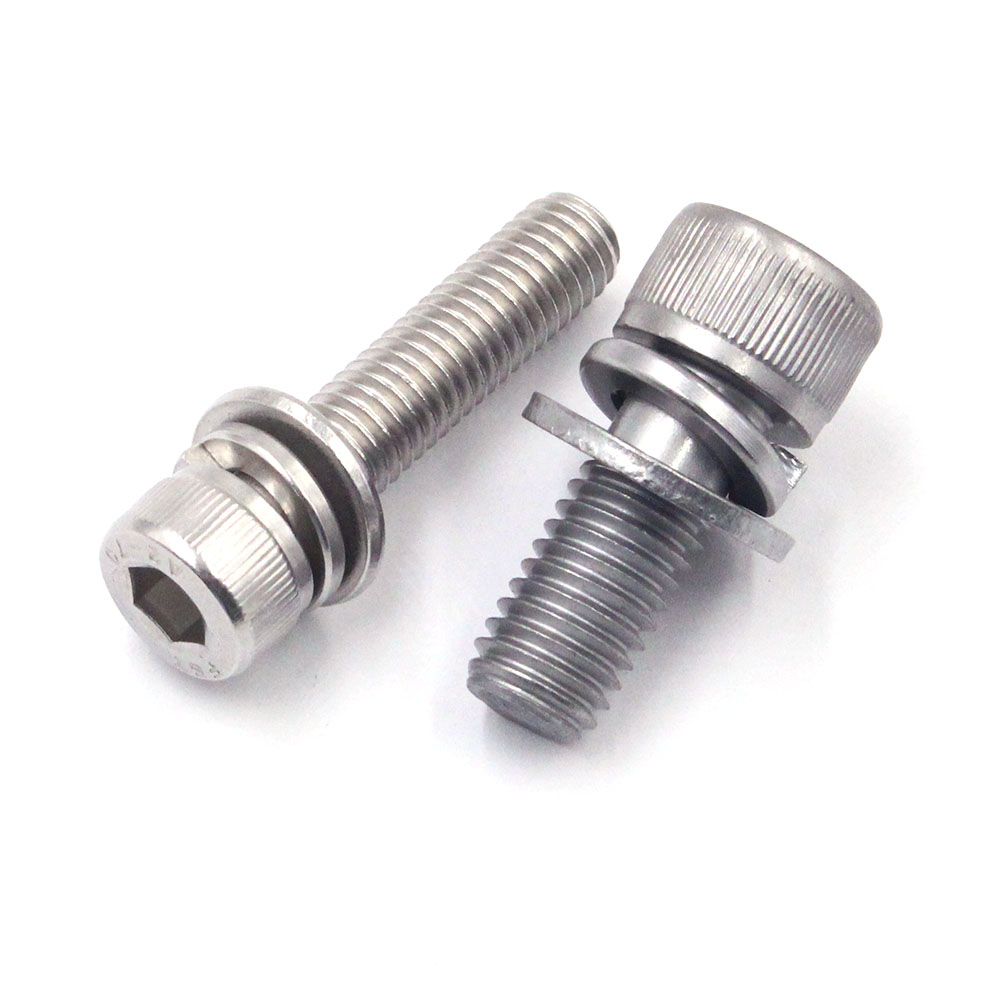 China custom stainless steel socket head cap screw sems screws ...